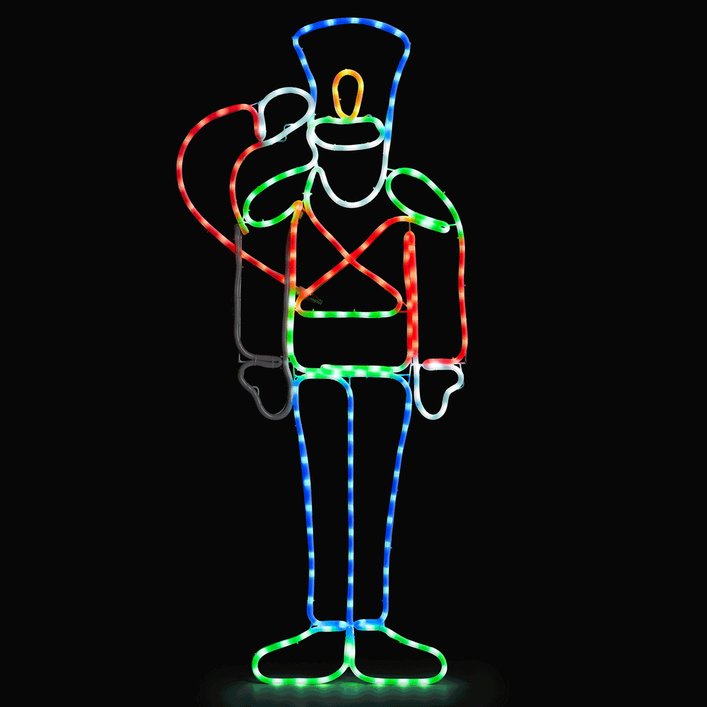 Animated Nutcracker Rope Light | 116cm | Christow