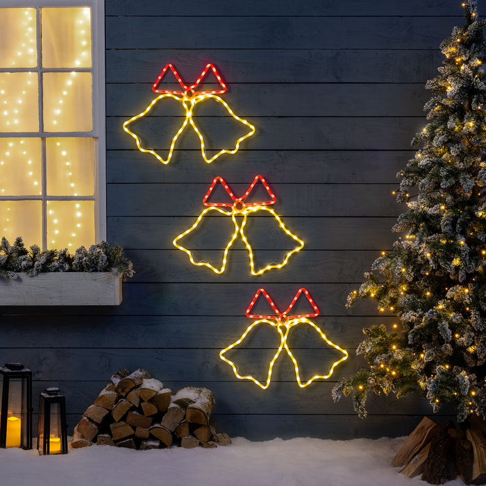 Animated LED Christmas Bell Lights | Christow