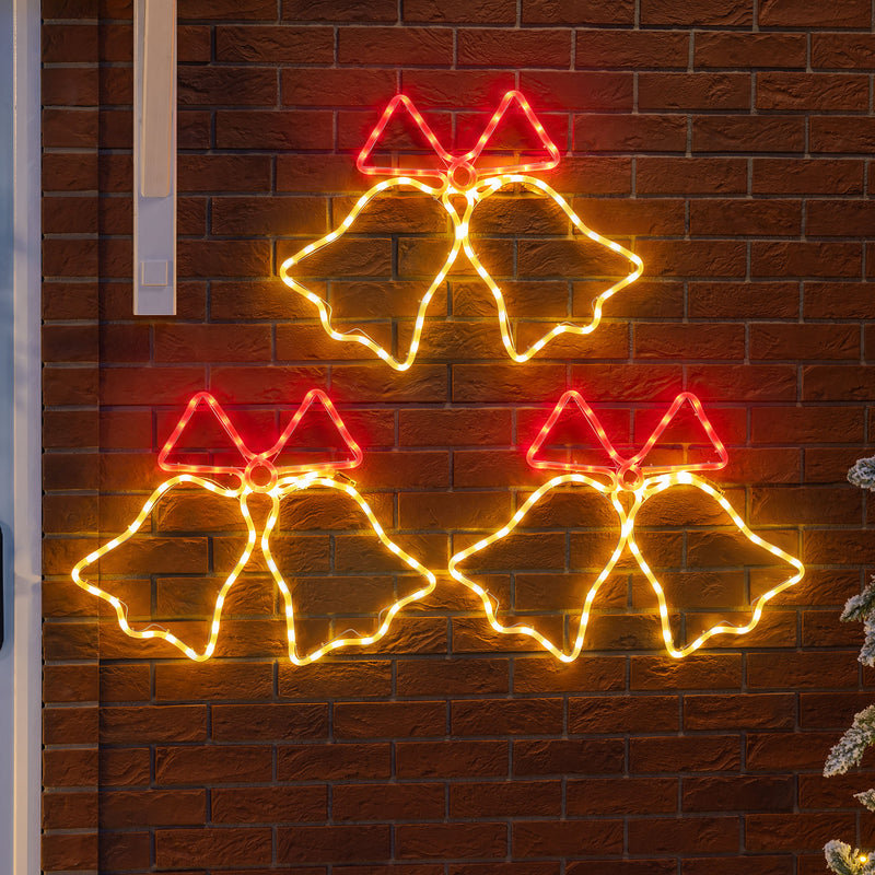 Animated LED Christmas Bell Lights | Christow