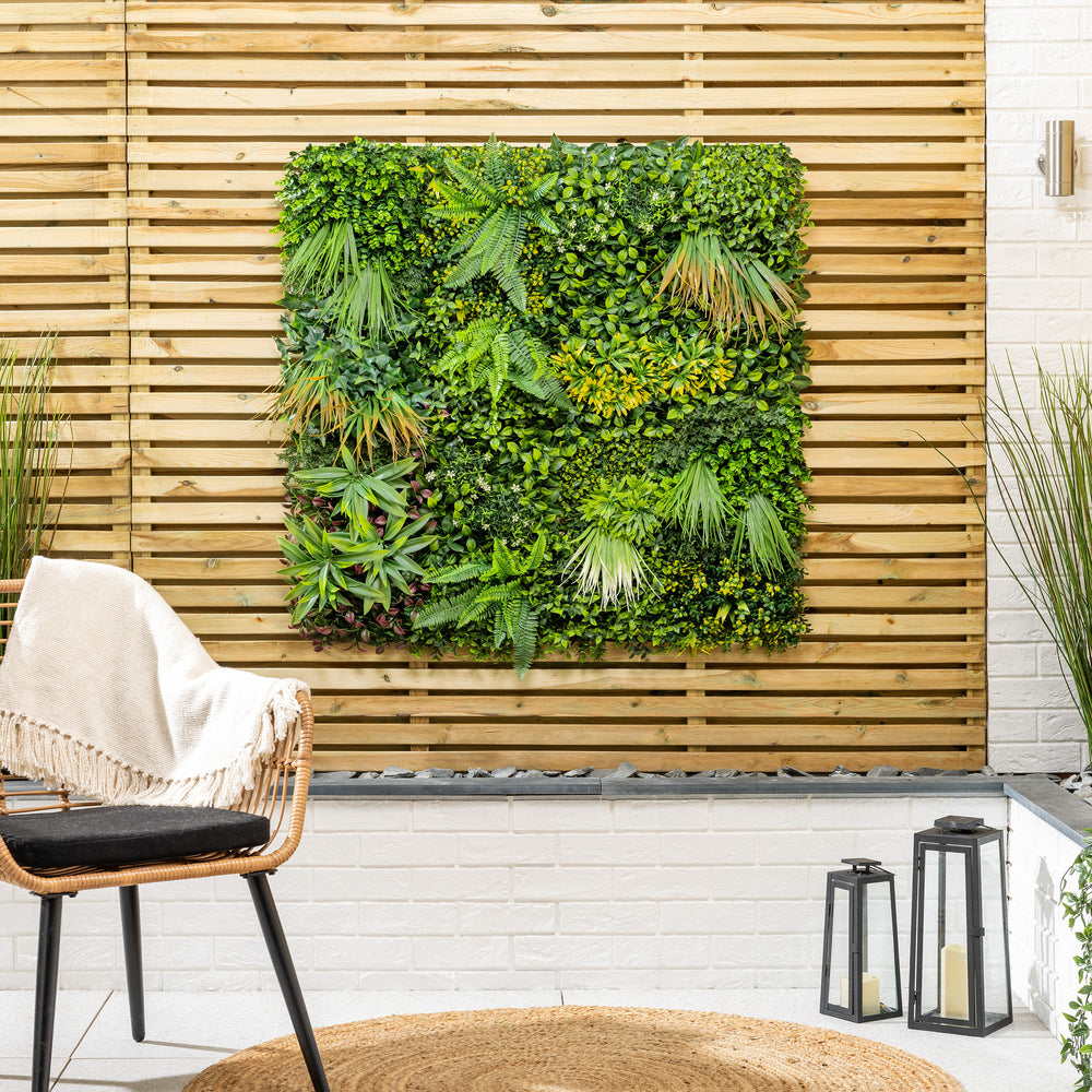 Artificial Oasis Living Wall Panels – 1m x 1m | Christow
