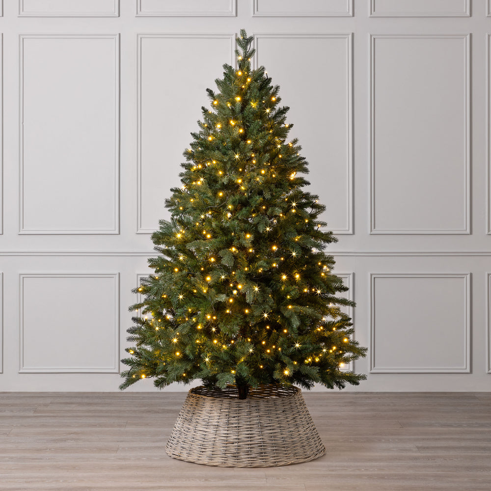 LED Battery Christmas Lights with Timer (Green Cable)