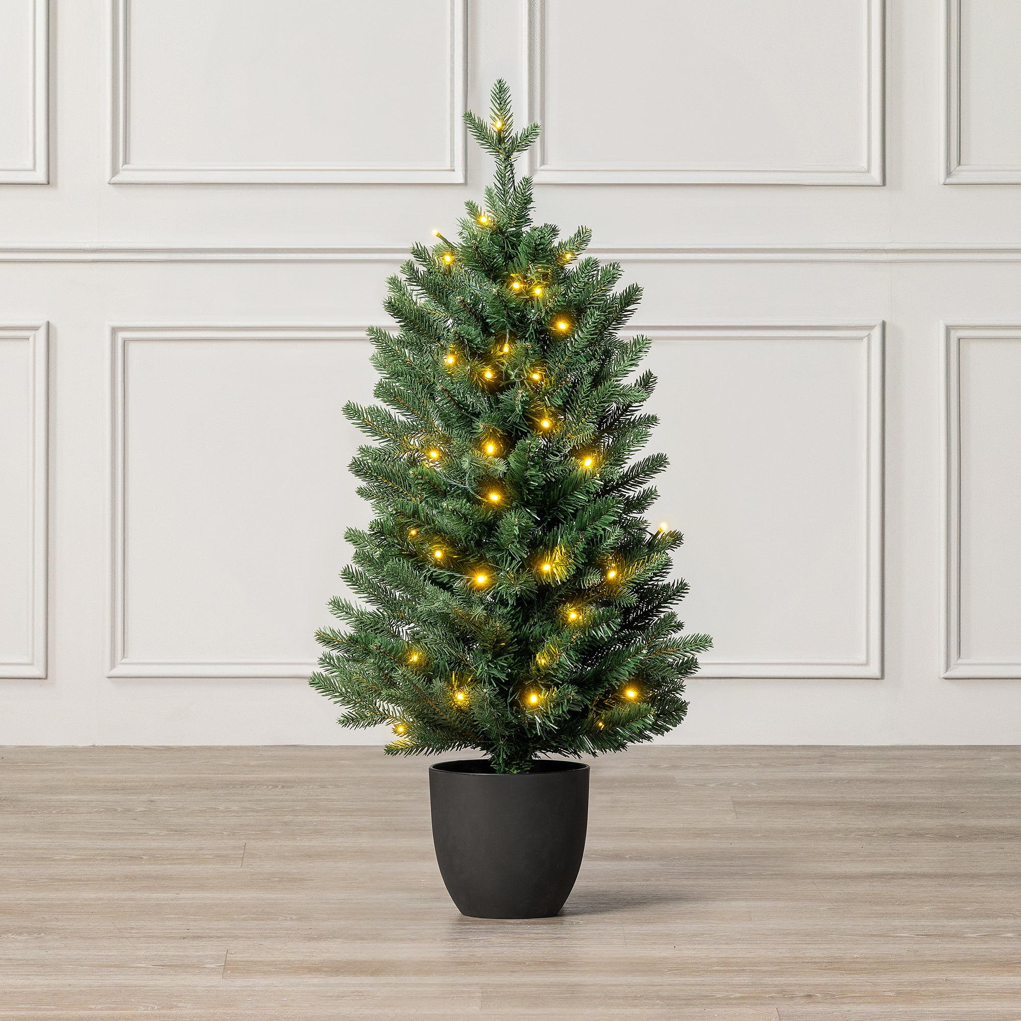 Pre-Lit Arber Fir Christmas Tree | 90cm x 50cm x 50cm | Christow