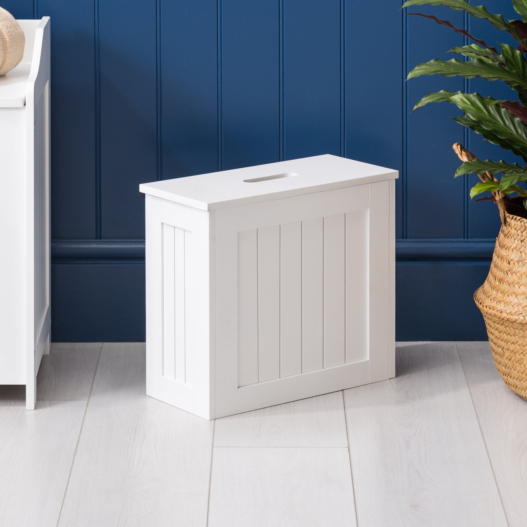 Clovelly White Bathroom Tidy Box | Christow