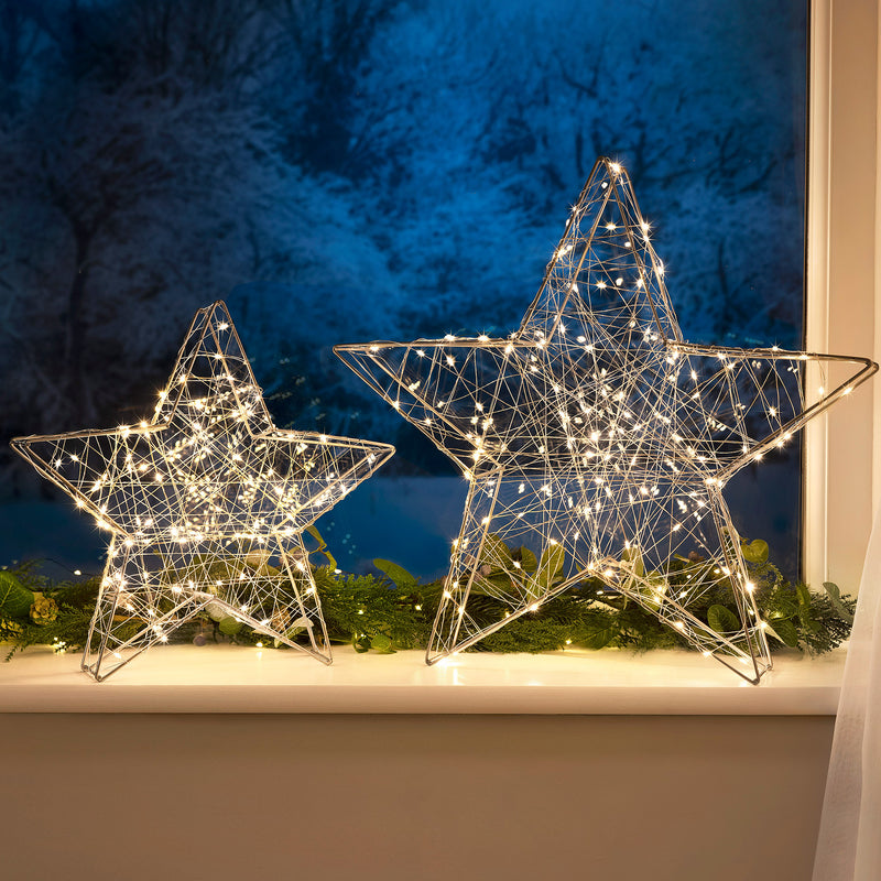 Light Up Star Decoration | 35cm & 50cm | Christow