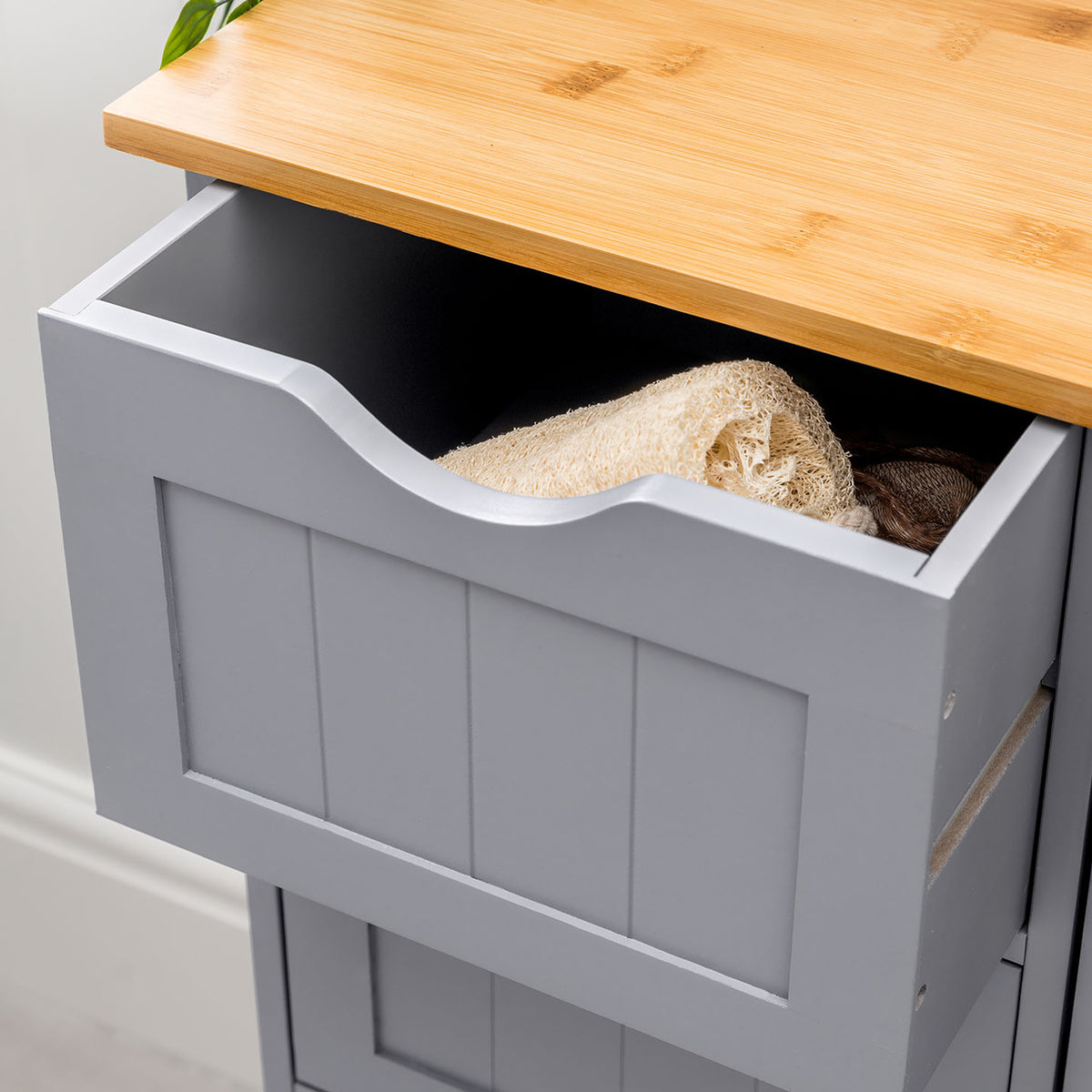 Lustleigh Grey Bathroom Drawer Unit | Christow