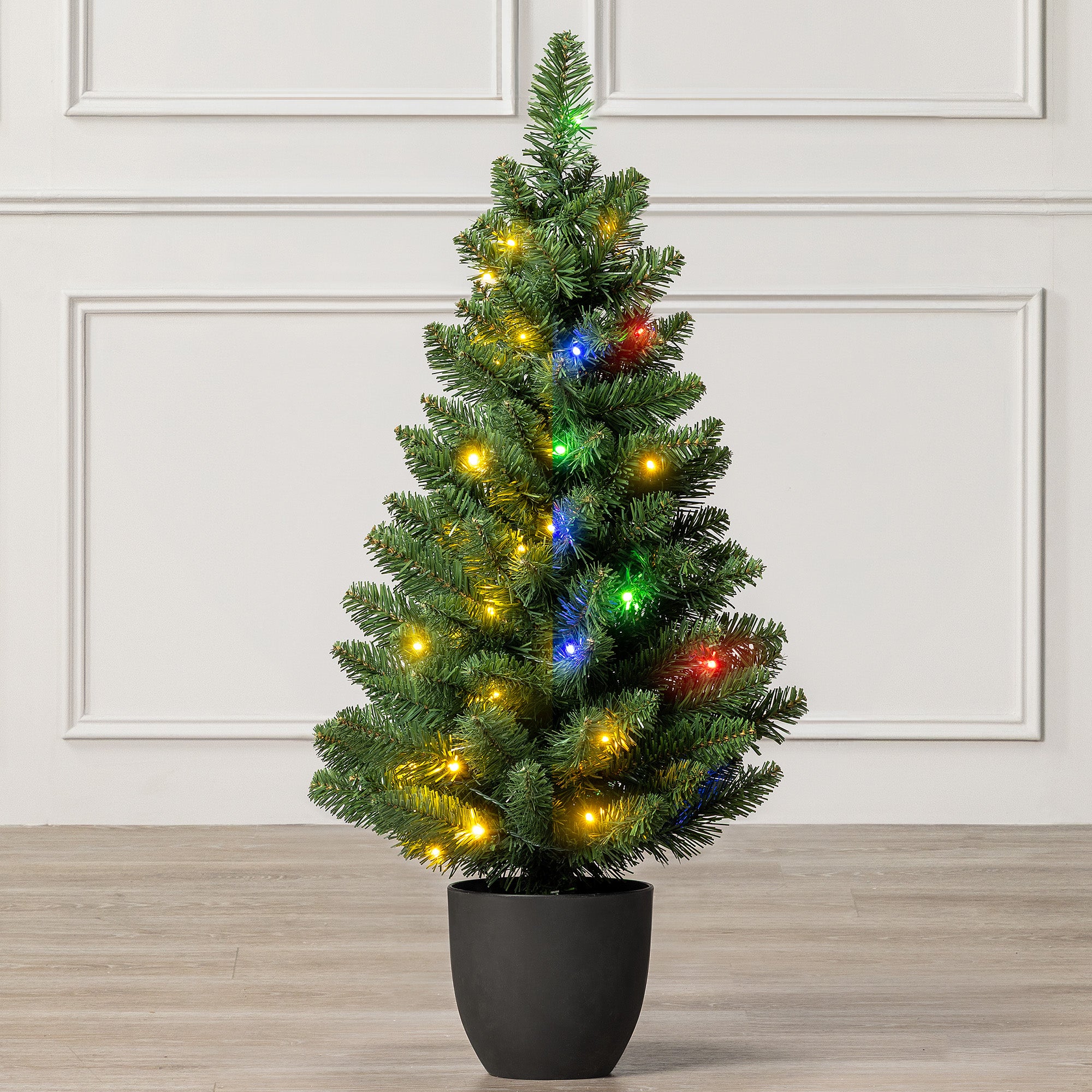 Pre-Lit Avila Spruce Christmas Tree | 90cm x 50cm x 50cm | Christow