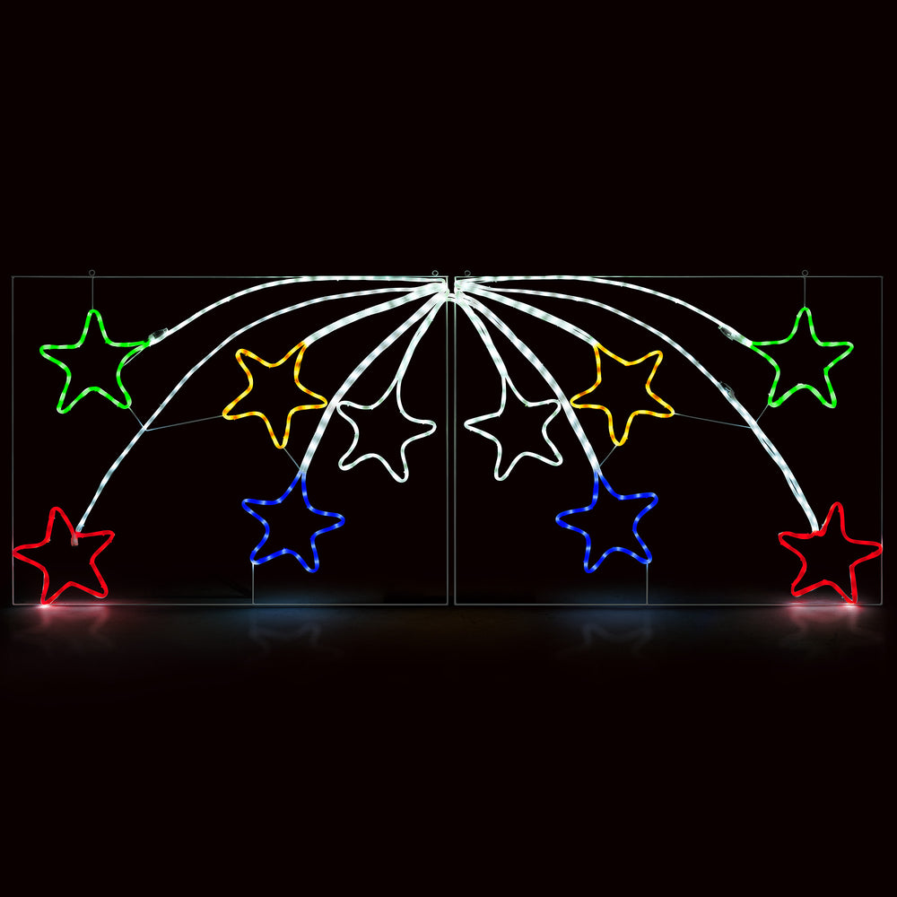 Shooting Star Scene Rope Light | 220cm x 80cm | Christow