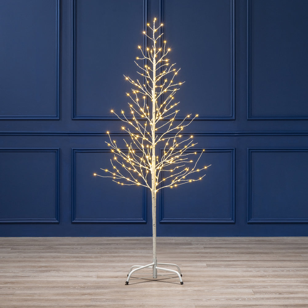 White Twig Tree With Lights (5ft / 6ft / 7ft)