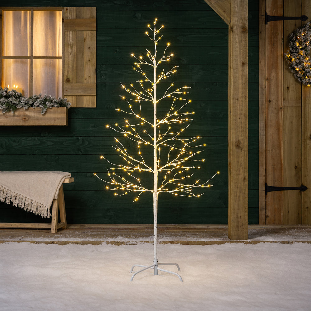 White Twig Tree With Lights (5ft / 6ft / 7ft)